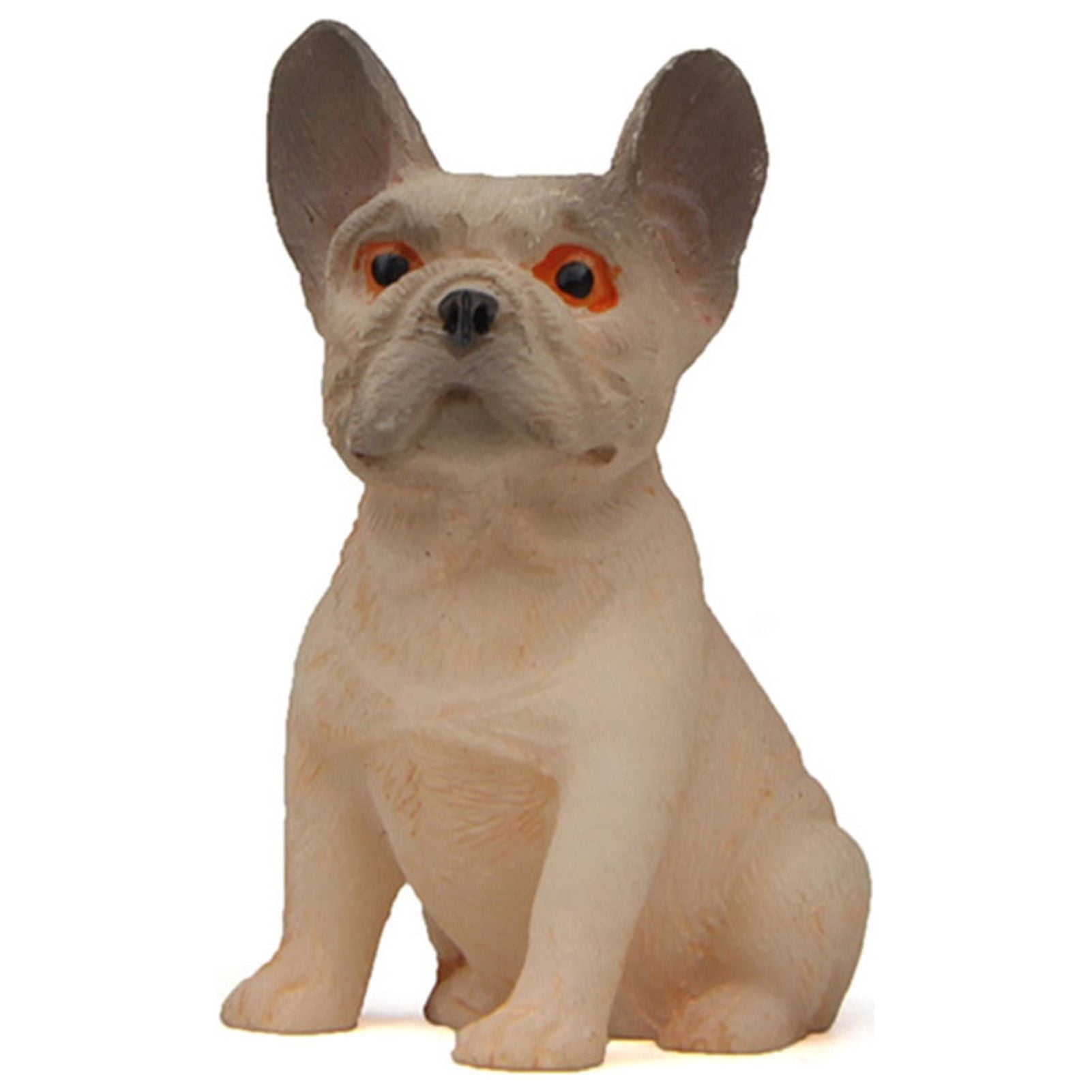 Cartoon Dog Figurine Simulation Miniature Cute Bulldog Resin Craft ...