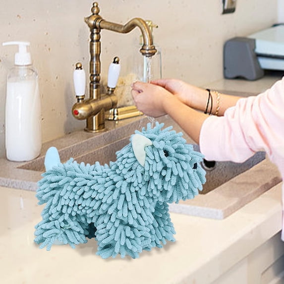 Cartoon Dog Hand Towel, 10x8 Inch Multi Functional Animal Hand Wipe ...
