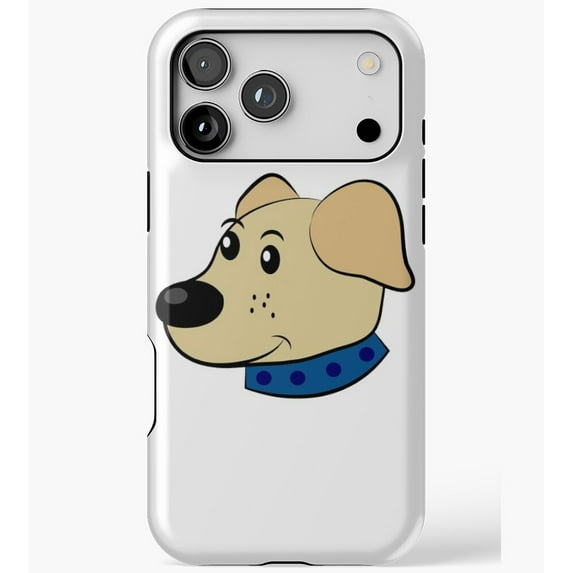 Cartoon Dog Head, Simple Illustrated Canine Portrait H1921 Phone Case ...