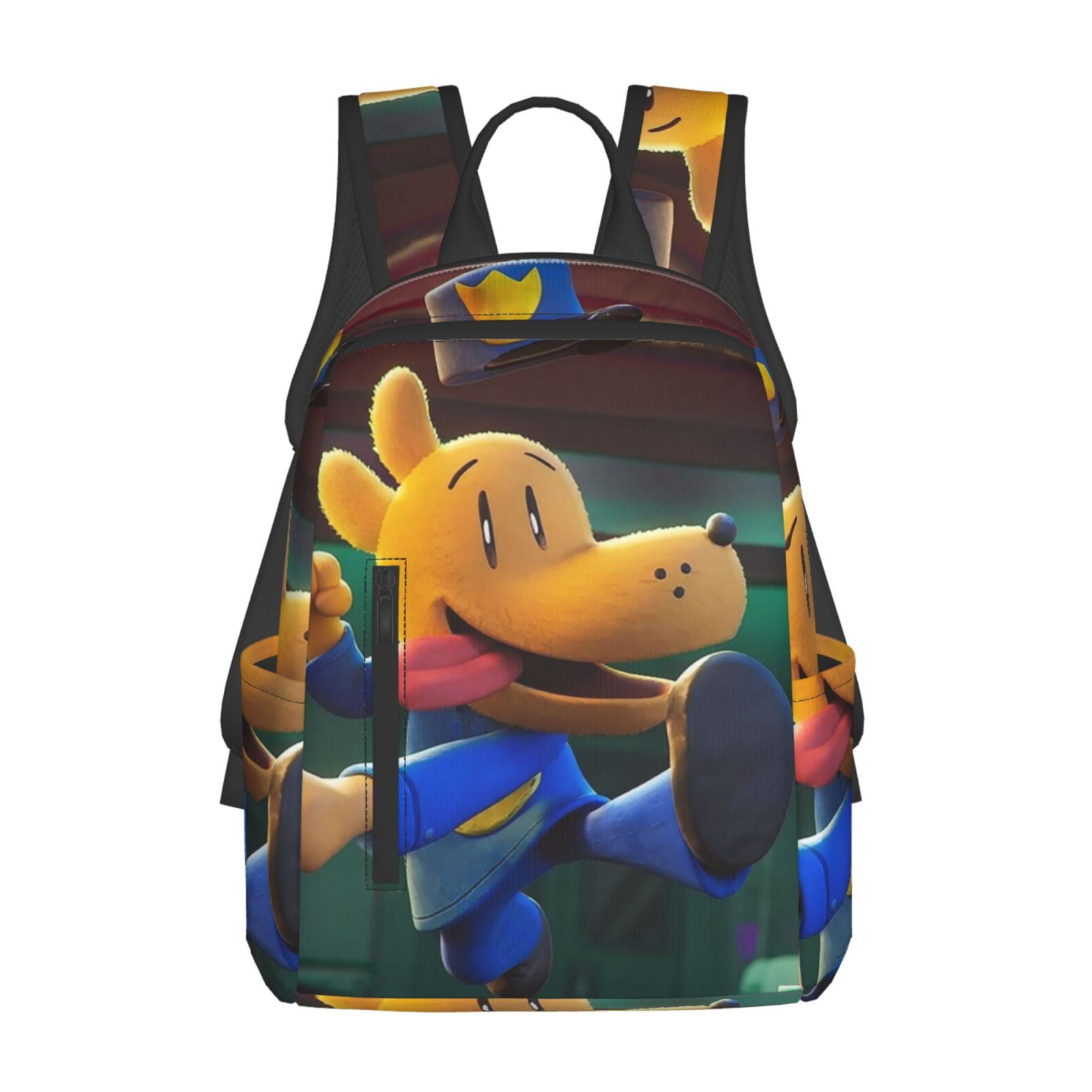 Cartoon Dog Man Backpack Lightweight Shoulders Daypack School Bag ...