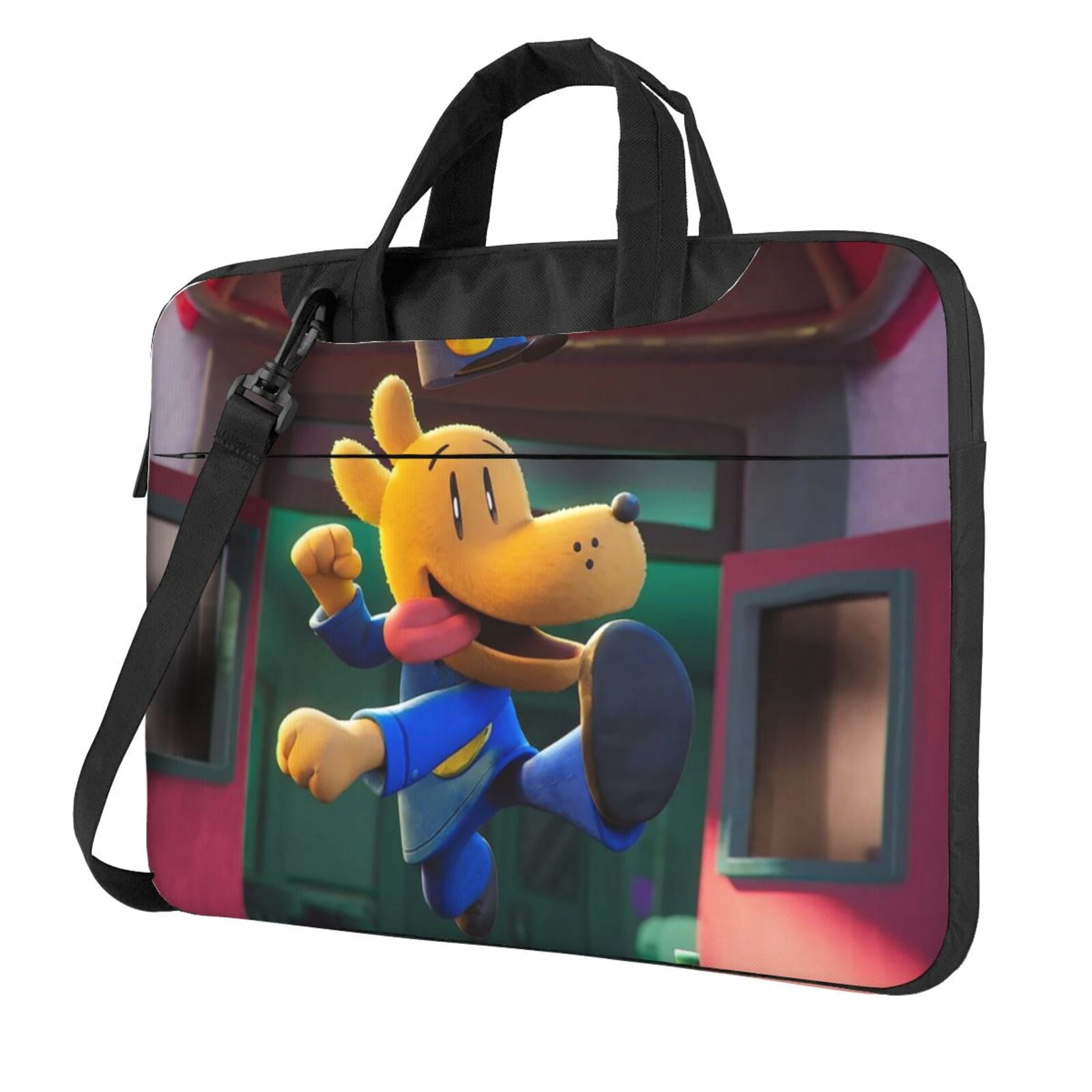 Cartoon Dog Man Portable Laptop Bag Shoulder Laptop Case Sleeve ...