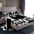 Cartoon Dog Paws Print Kids Sheet Twin Size,Dog Side My Side Bedding ...