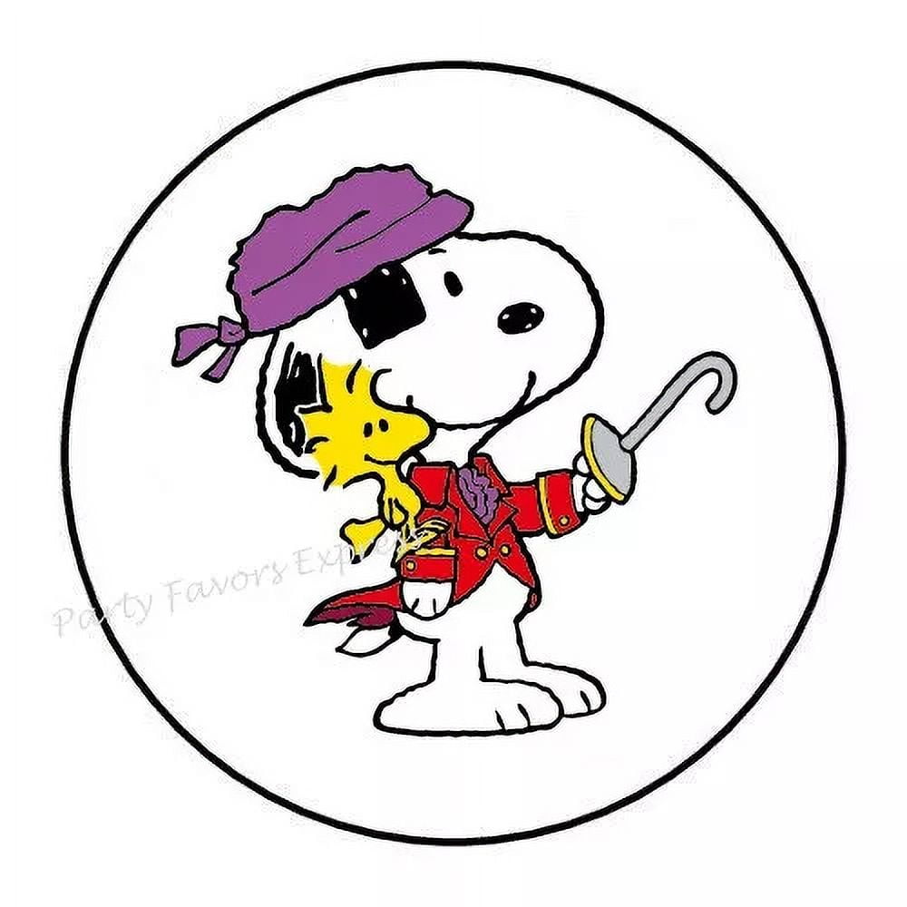 Cartoon Dog Pirate Sticker Party Favors Sticker Envelope Seals Labels ...