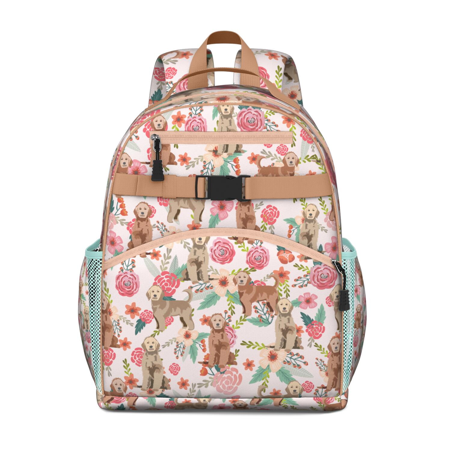 Cartoon Dog Print Backpack - Breathable & Durable - Walmart.com