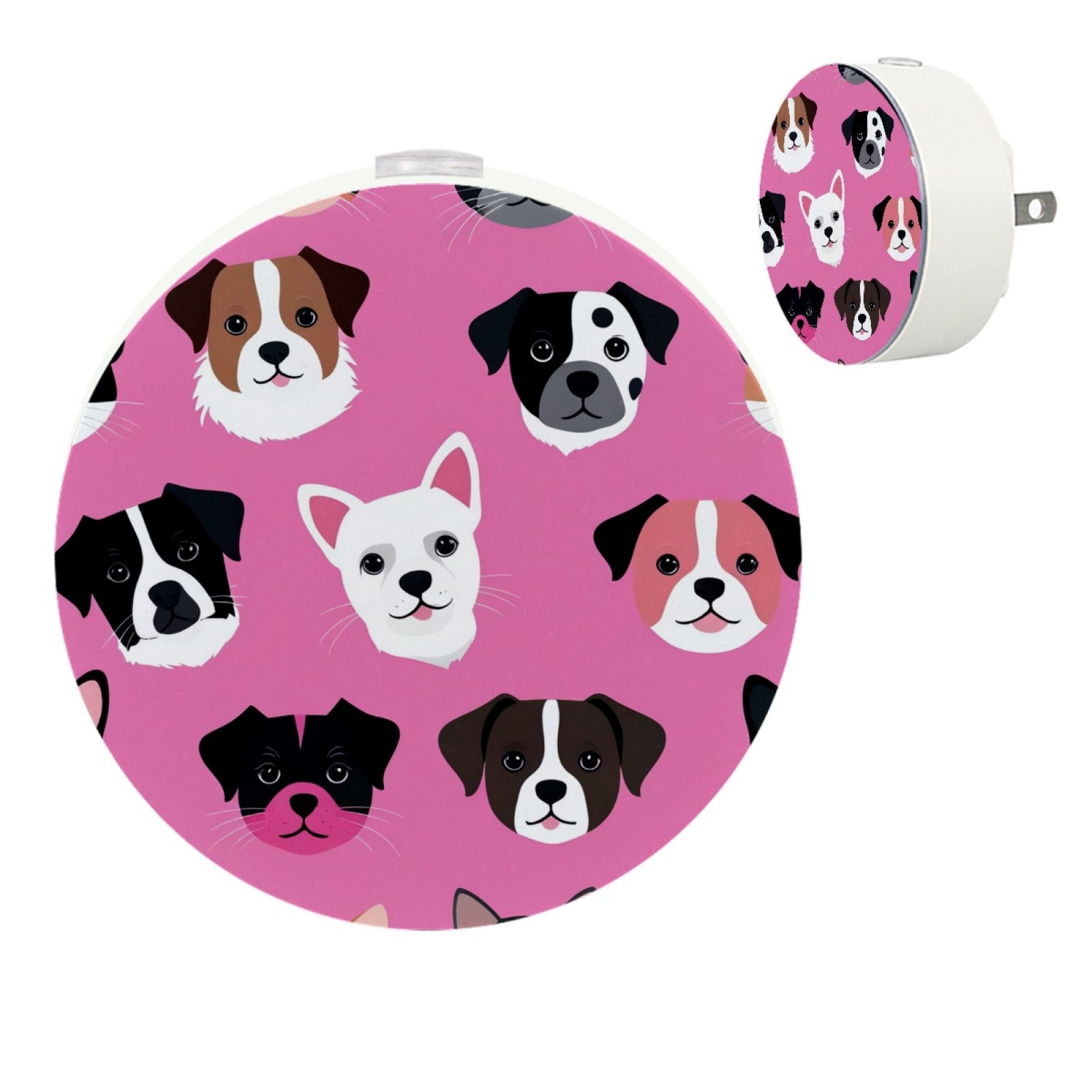 Cartoon Dog Puppies Automatic night lights plug into wall Dusk to Dawn ...