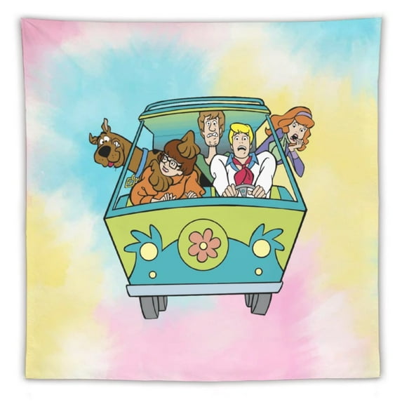 Cartoon Dog Sco-oby Doo Tapestry, Novel Home Wall Decor, Suitable for ...