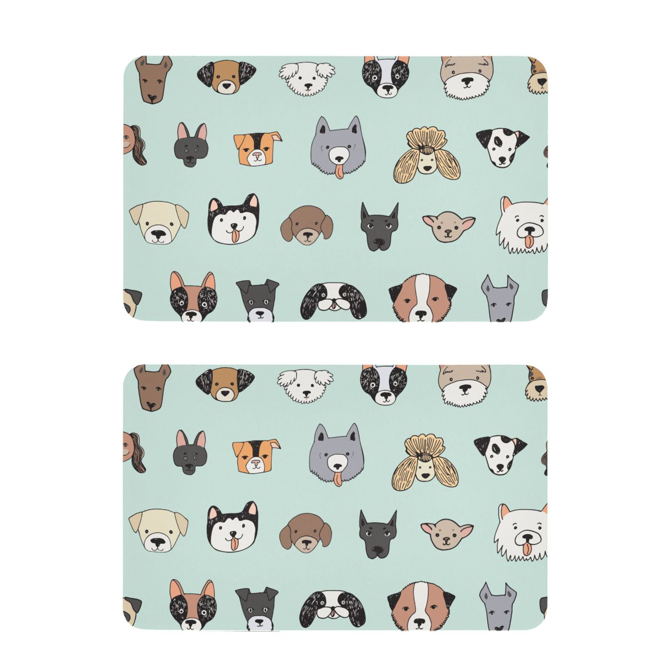 Cartoon Dogs Face Funny Fridge Magnets Sticker Refrigerator Magnetic ...