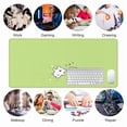 Cartoon Dogs Playing Mouse Pad 31.5 x 11.82 inches Rubber Desk Mat for ...
