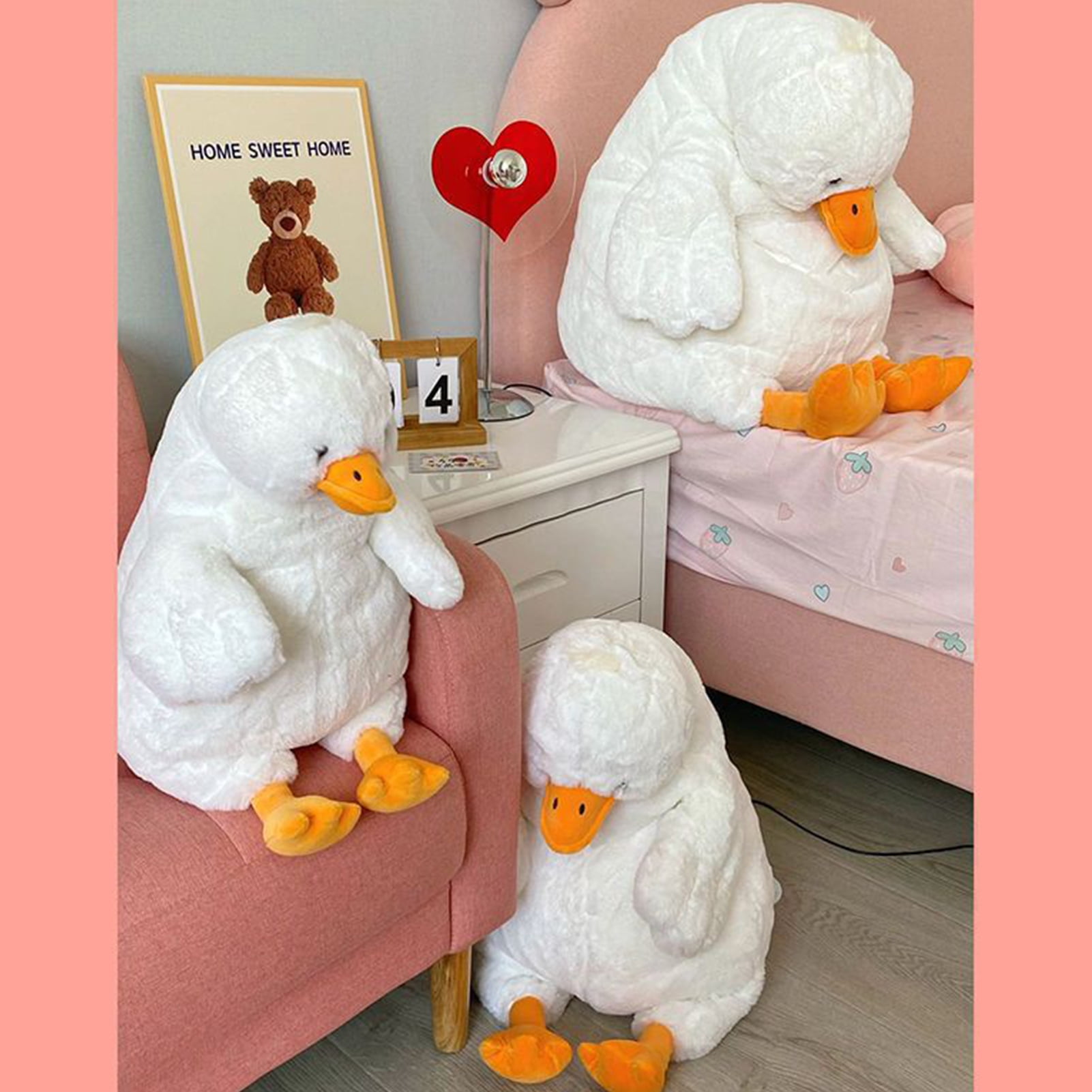 Cartoon Doll Fully Filled Anti-deformed Soft Material Duck Shape Sleep ...