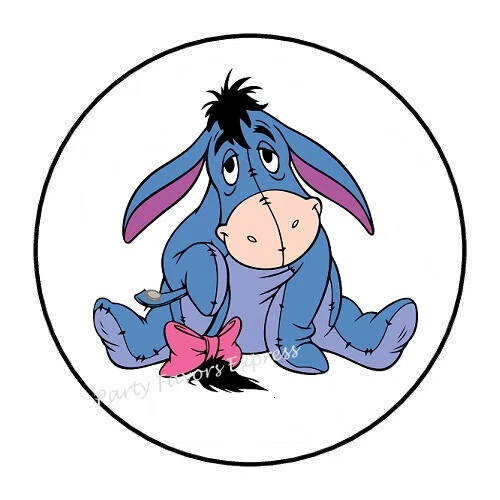 Cartoon Donkey Stickers Party Favors Phone Decal Water Bottle Stickers ...