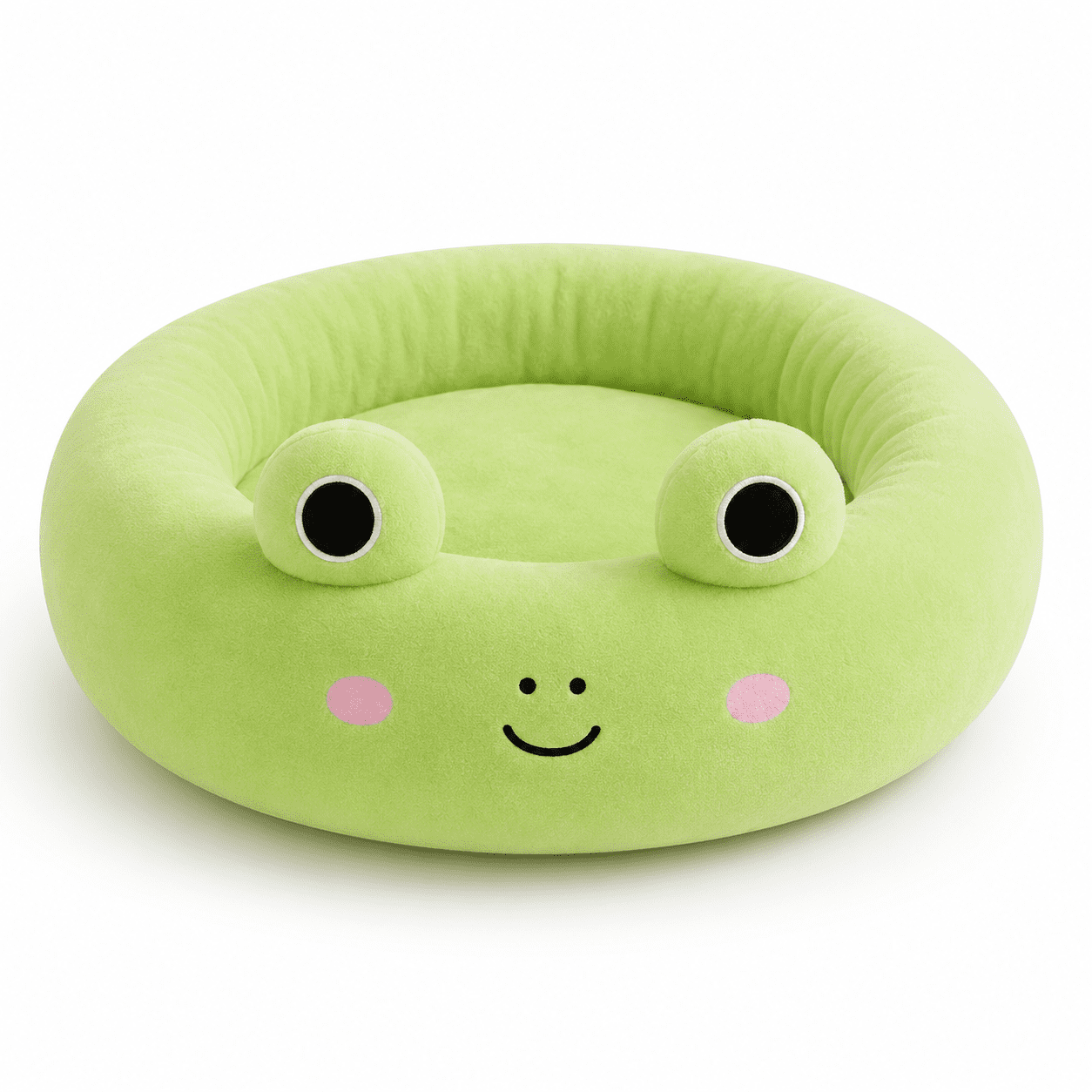 Cartoon Donut Pet Bed for Cats and Small Dogs, Cute Frog Pineapple ...