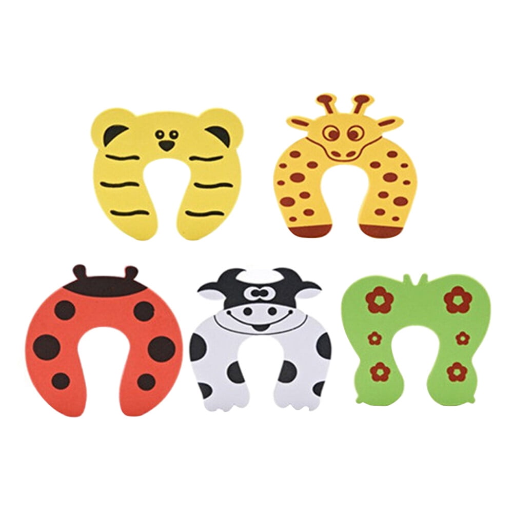 Cartoon Door Stopper Clips Baby Finger Pinch Guard Noise Insulation ...