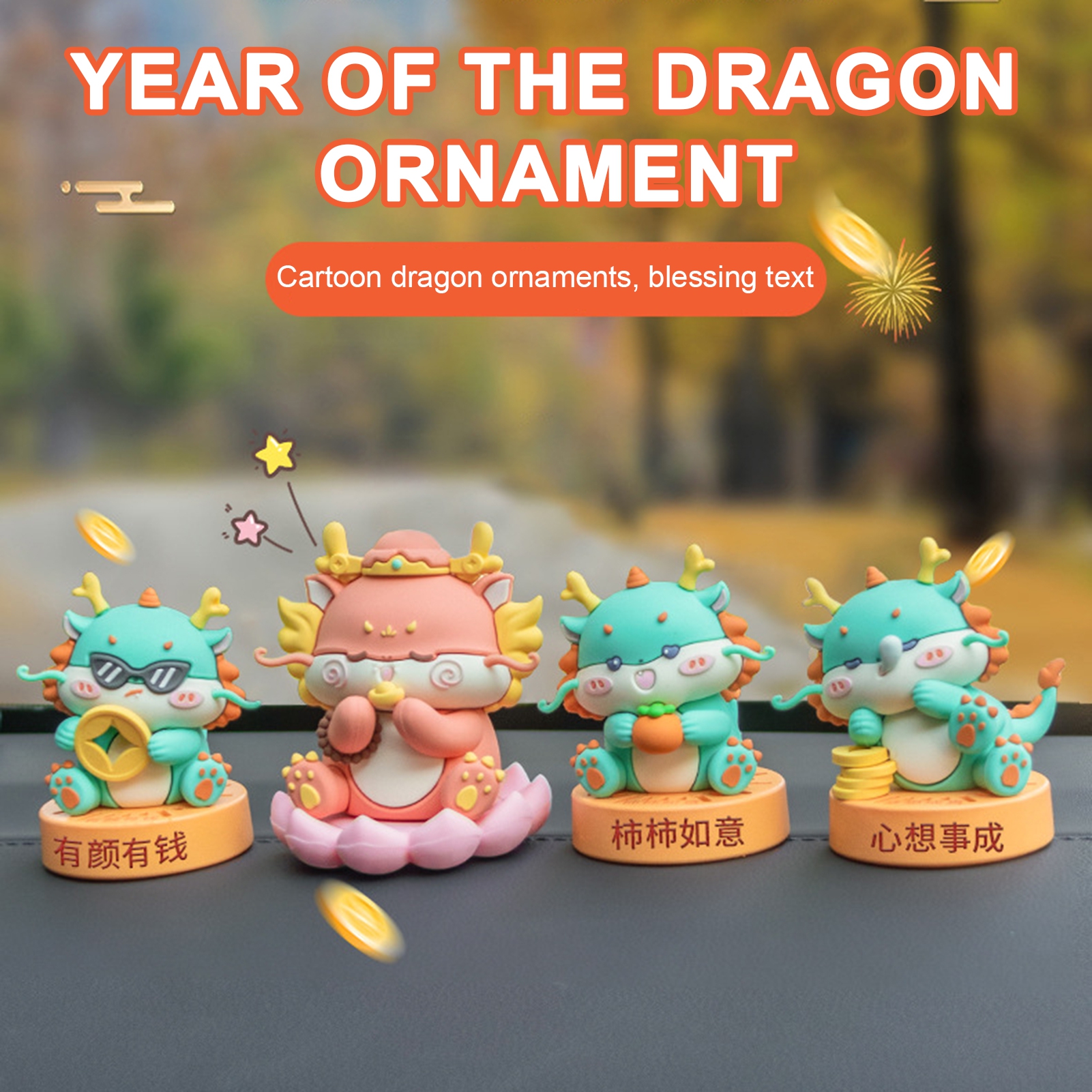 Cartoon Dragon Figurine Dragon Figurine Cartoon Dragon Ornament for ...
