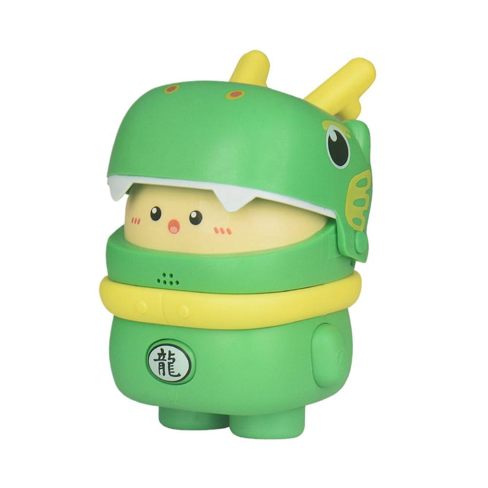 Cartoon Dragon Warm Heart Green - Color Box (A) $ Can Record And Say I ...