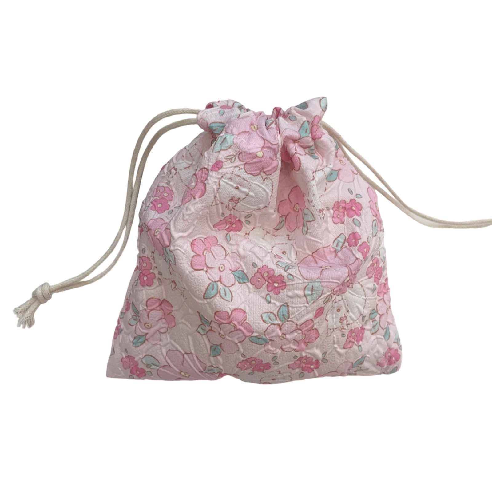 Cartoon Drawstring Bag Storage Pouches Compact Cosmetic Bag Makeup ...