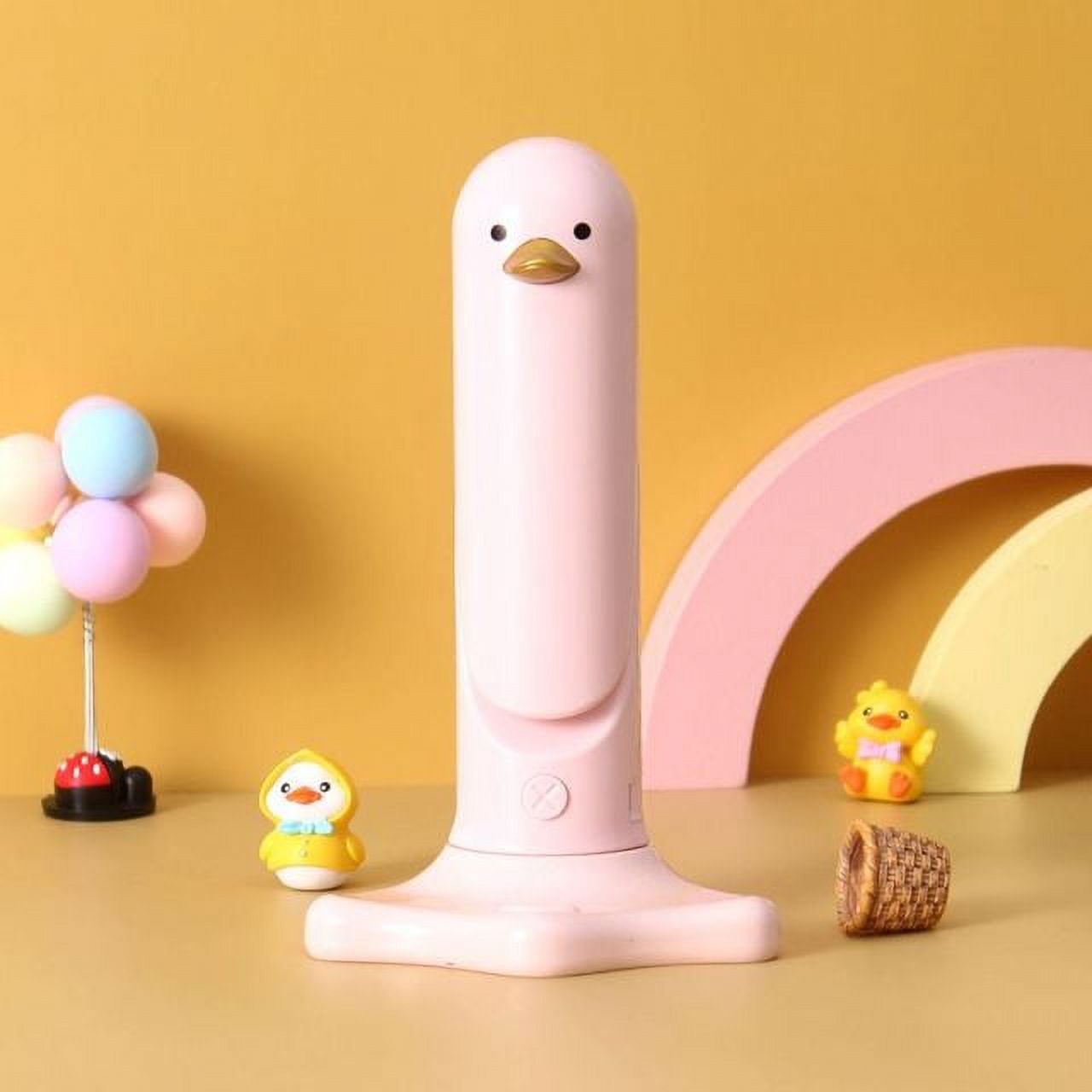 Cartoon Duck Night Lamp Creative USB Charging Folding Table Lamp Eye ...