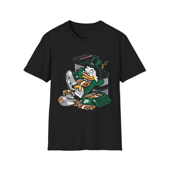 Cartoon Duck Sneaker Stacking T-Shirt, Sneakerhead Shoe Boxes Graphic ...