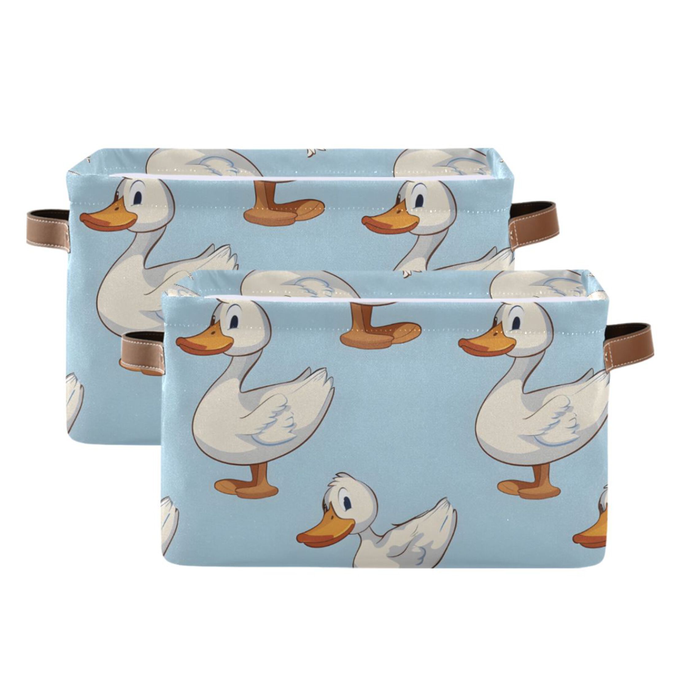Cartoon Duck Storage Basket Large Foldable Storage Bin Laundry Baskets ...