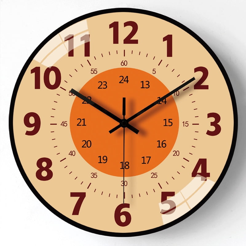 Cartoon Early Childhood Education Wall Clock 8 Inch/12 Inch Wall Clock ...