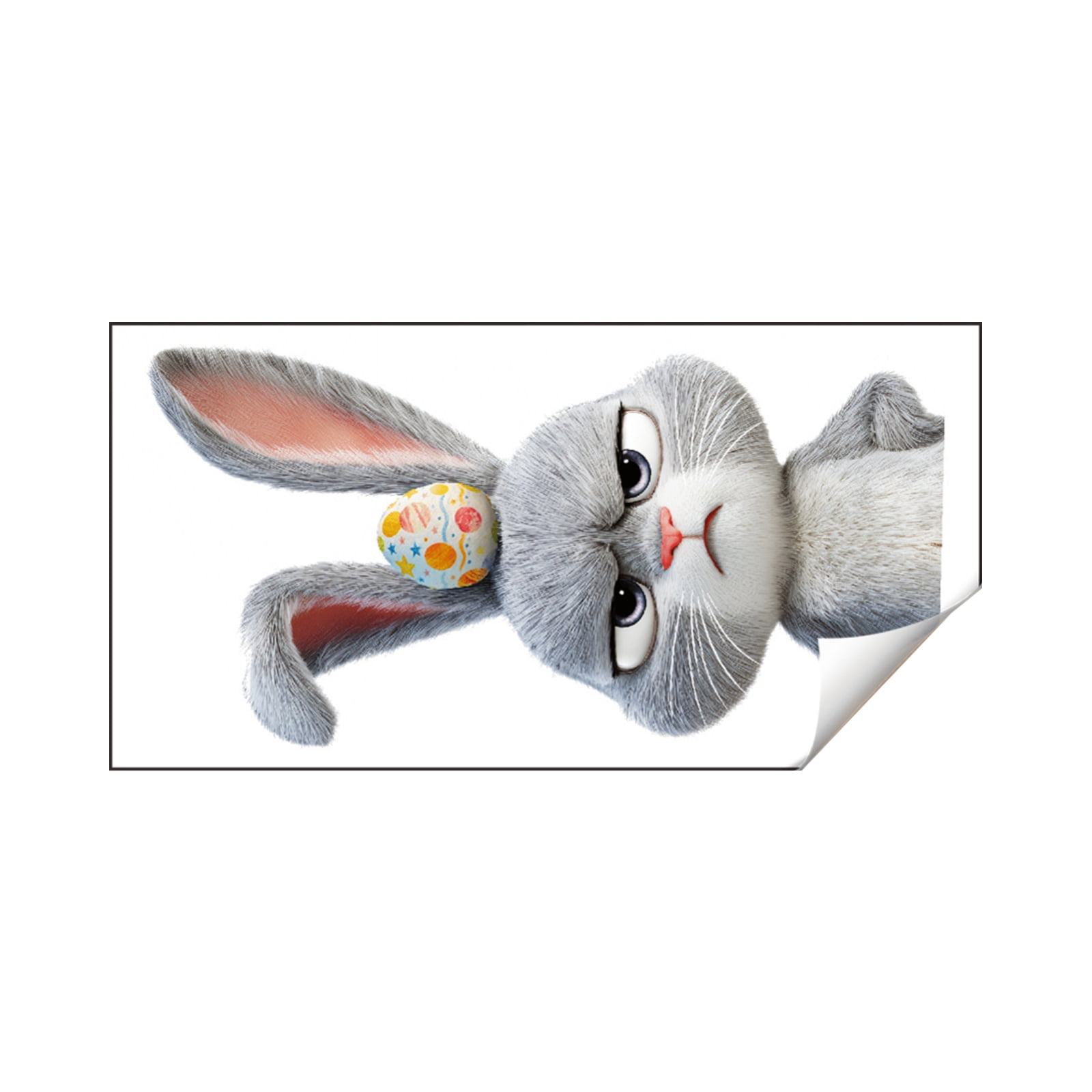 Cartoon Easter Wall Stickers Kids Bedroom Living Room Home Decoration ...