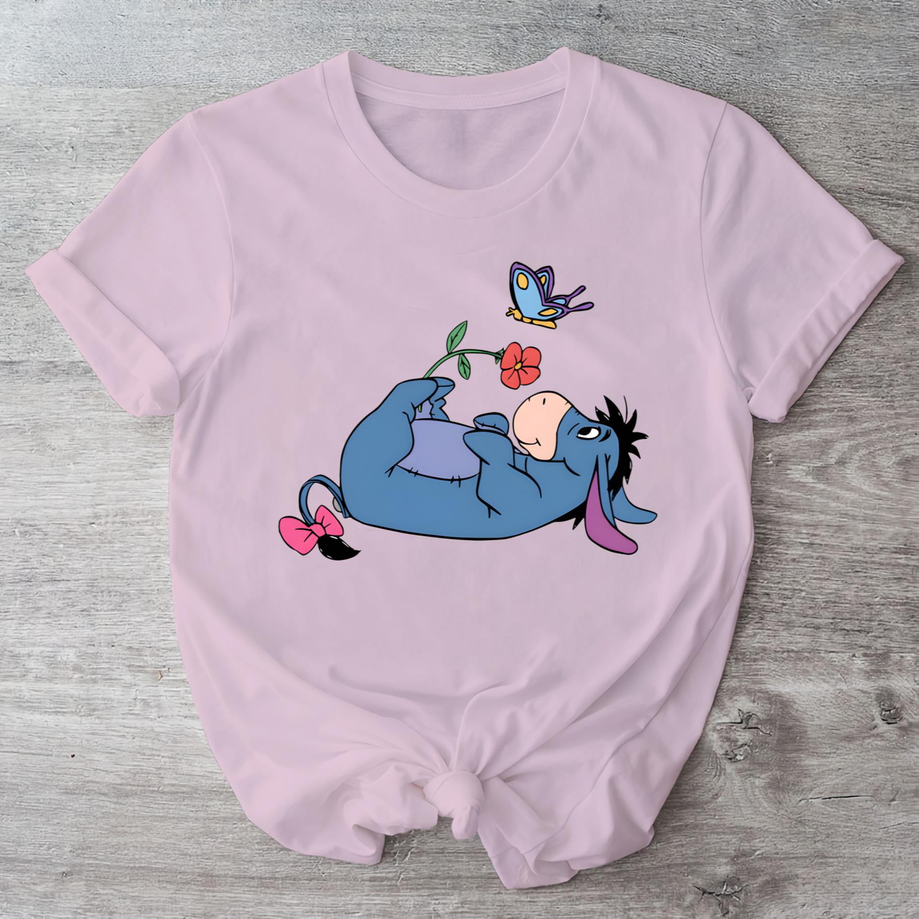 Cartoon Eeyore Graphic T-shirt, Cute Design for Family Matching, Theme ...