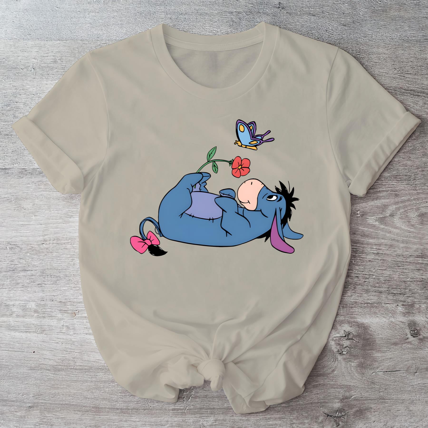 Cartoon Eeyore Graphic T-shirt, Cute Design for Family Matching, Theme ...