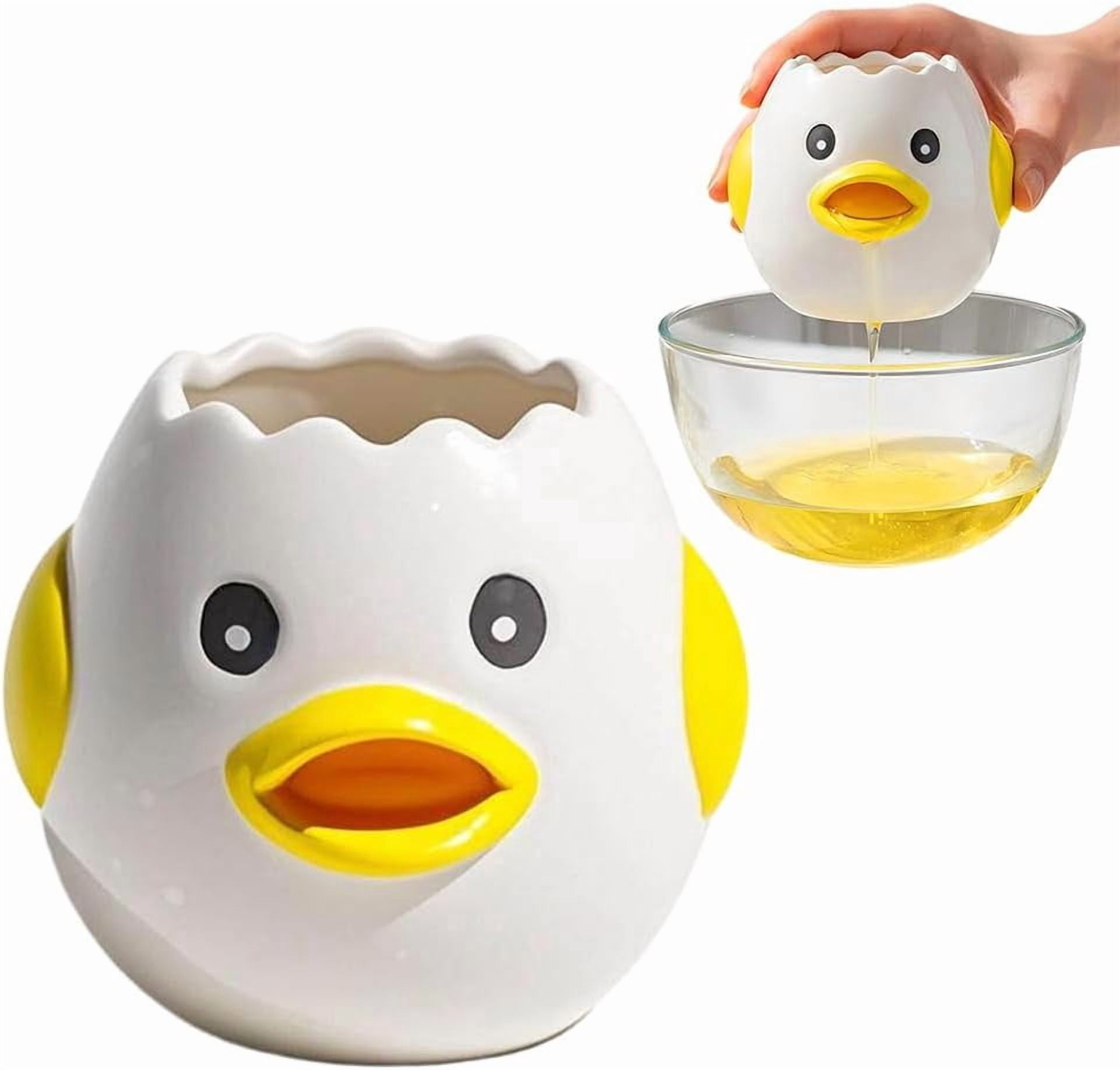 Cartoon Egg White Separator, Practical and Simple Ceramic Egg Separator ...