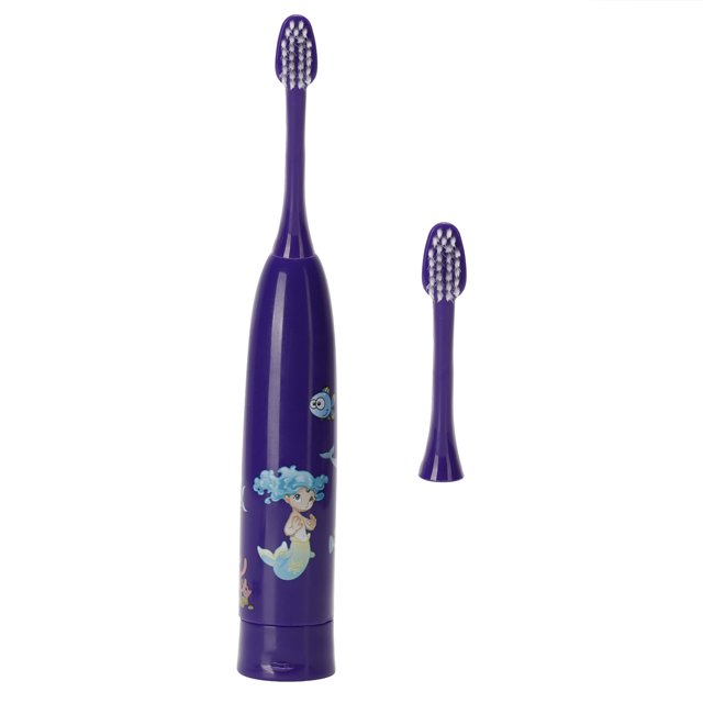 Cartoon Electric Toothbrush for Kids - Waterproof and Purple - Walmart.com