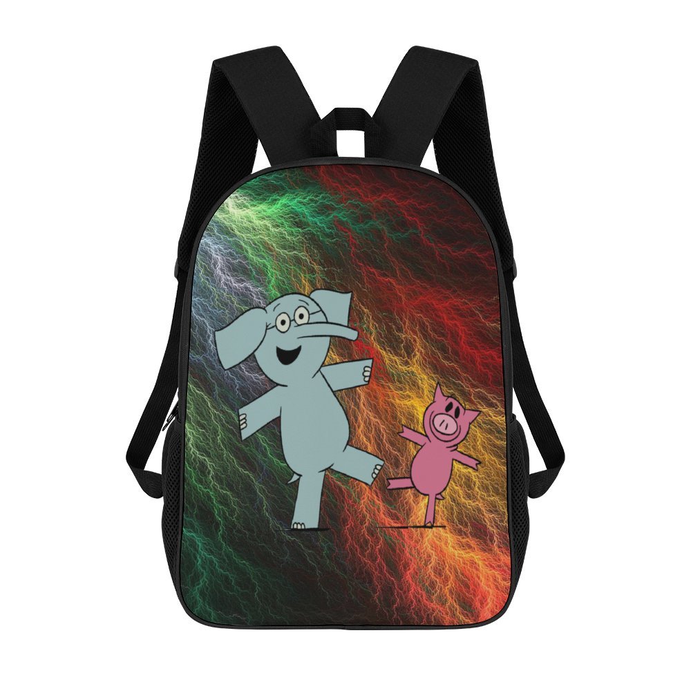 Cartoon Elephant And Piggie Unisex, Leisure Backpack for Adults ...