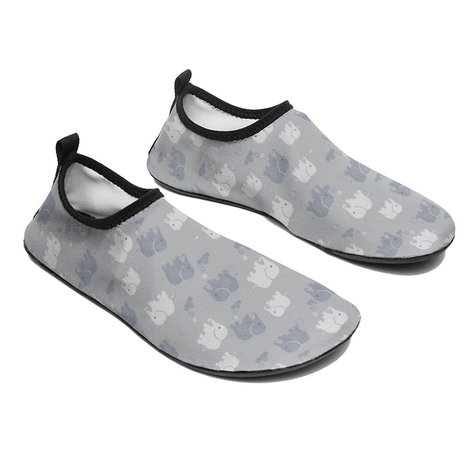 Cartoon Elephant Water Shoes Beach Slip-on Shoes for Men Women Swim ...