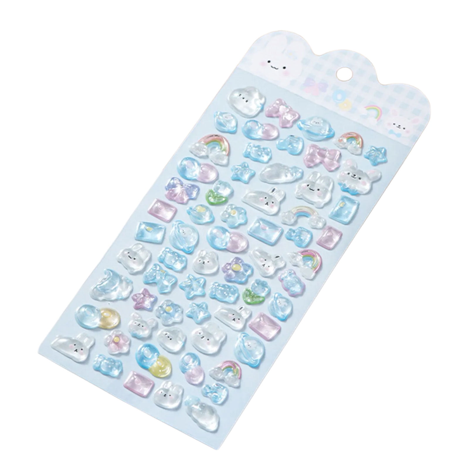 Cartoon Embossed Sticker Waterproof PVC Resin Sticker for Notebook ...