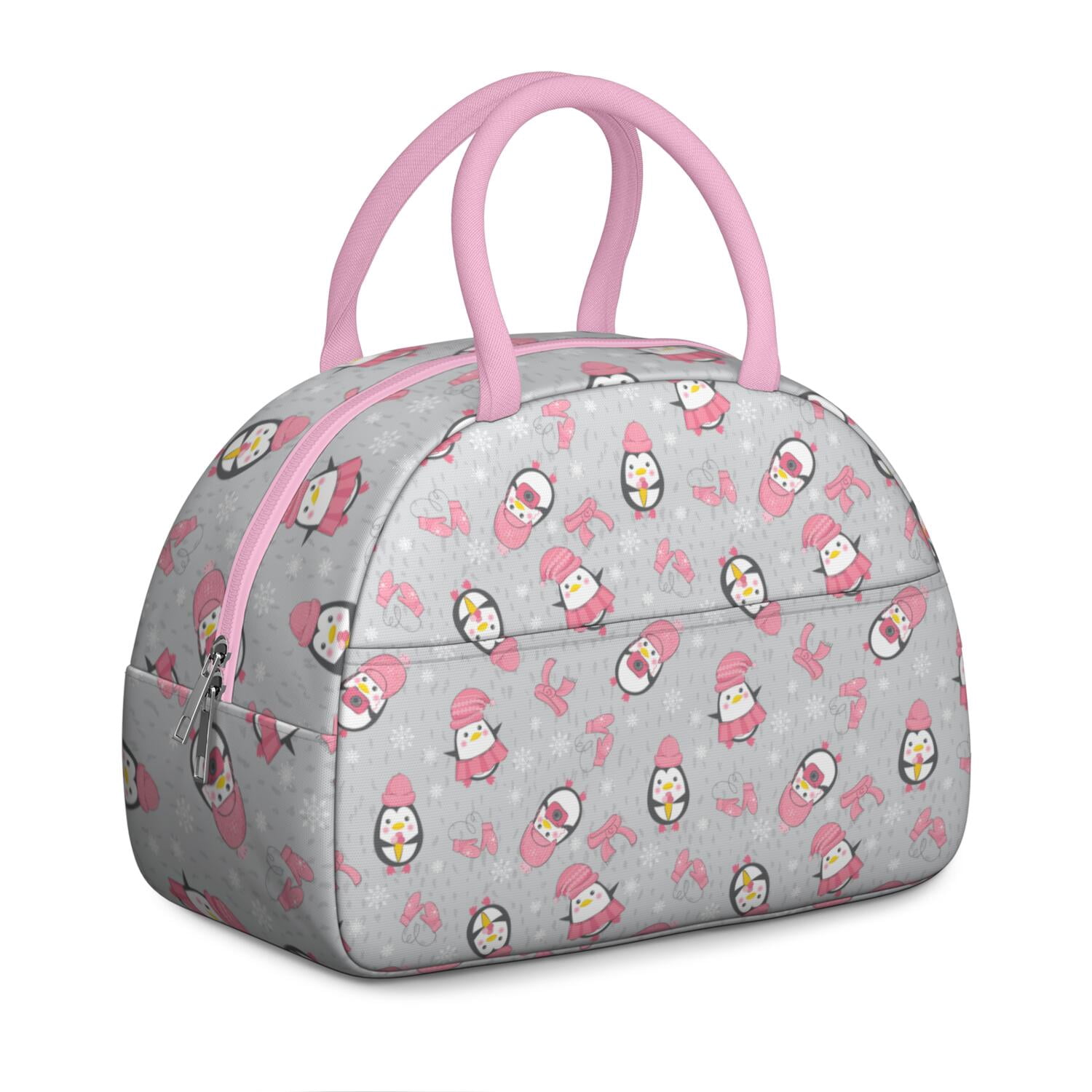 Cartoon Emperor Penguin Lunch Bag – Fun Snow Pattern for Penguin Lovers ...