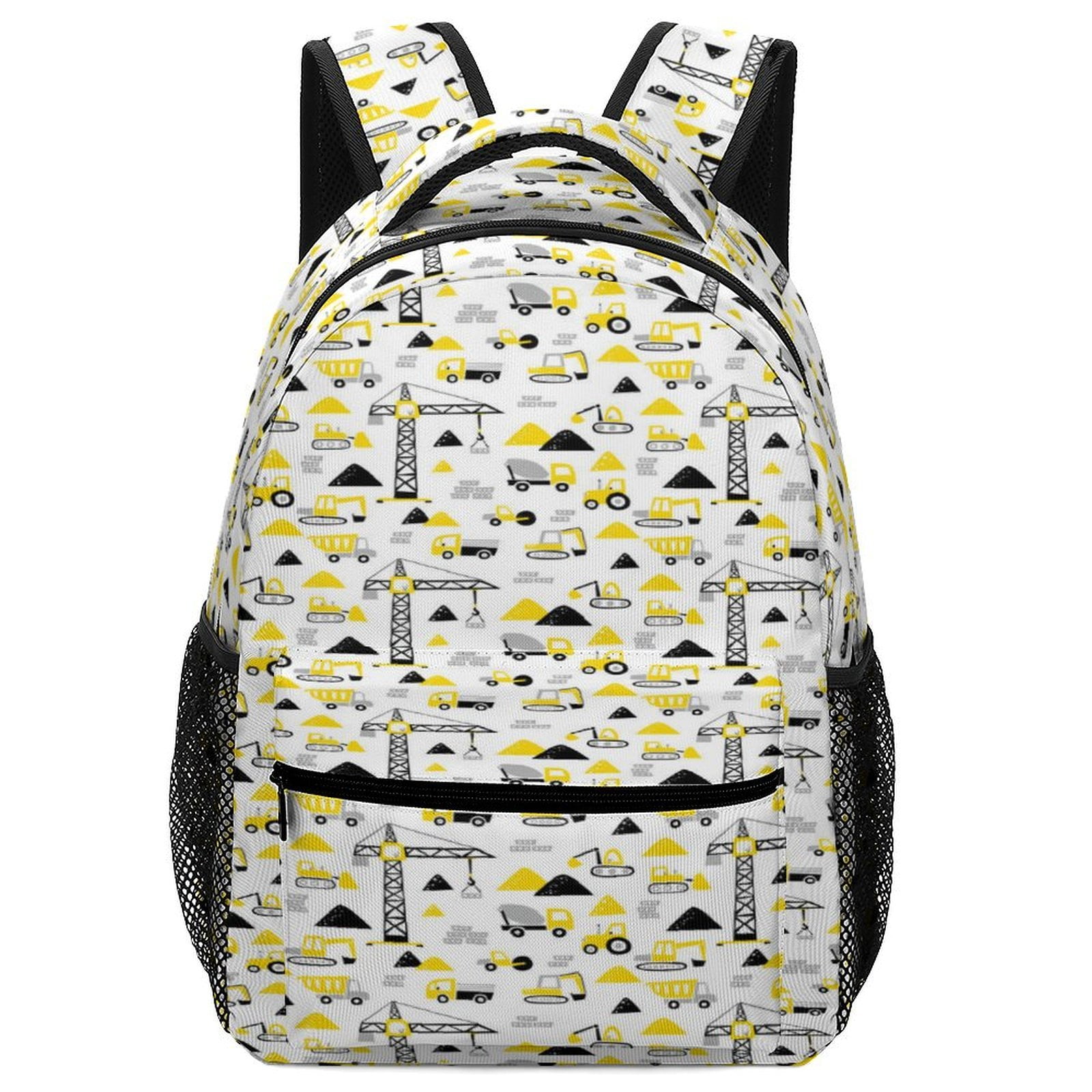 Cartoon Engineering Car Backpack Men Women Teenage Daypack College ...