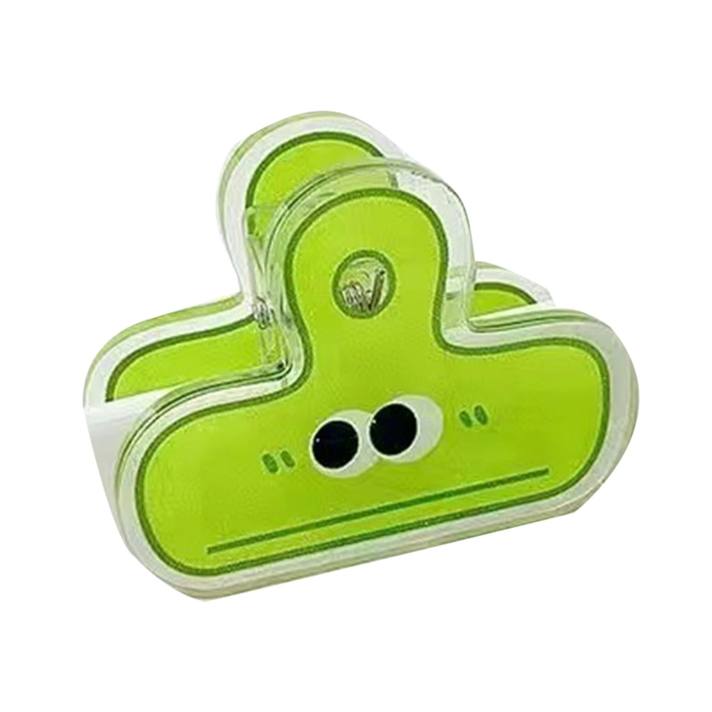 Cartoon Eye Acrylic Paper Clamps Food Bag Clip Document Paper Clip for ...