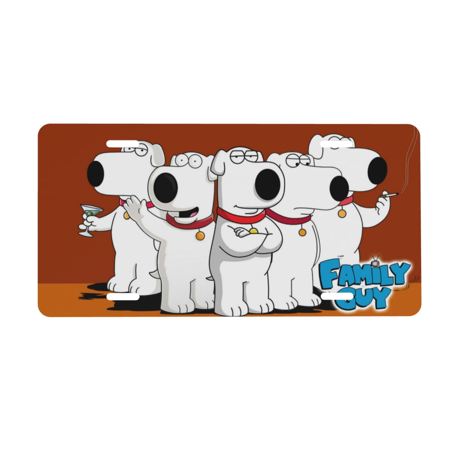 Cartoon Family Guy License Plate Cover Aluminum Novelty Vanity Tag ...