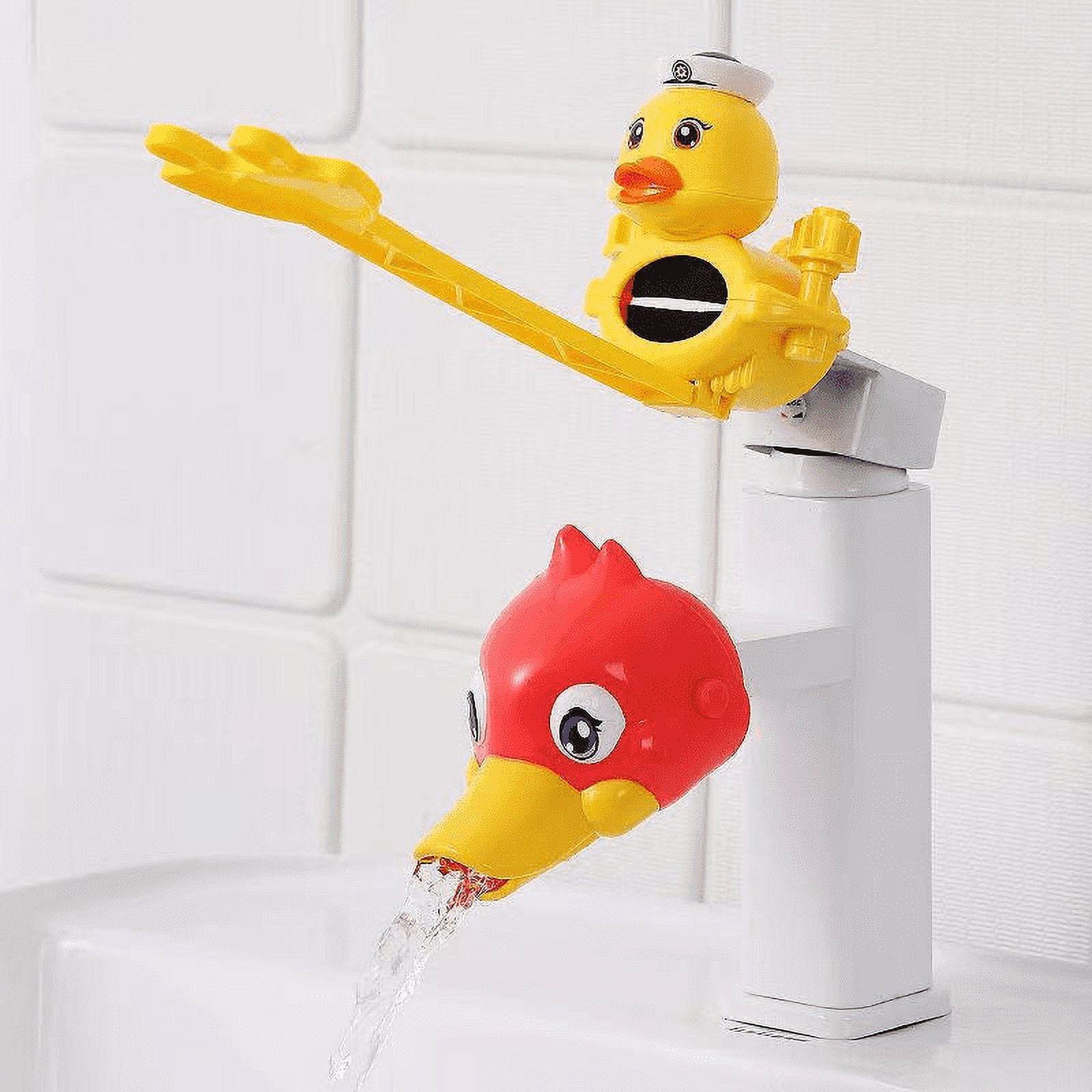 Cartoon Faucet Extender For Kids Hand Washing In Bathroom Sink Animals ...