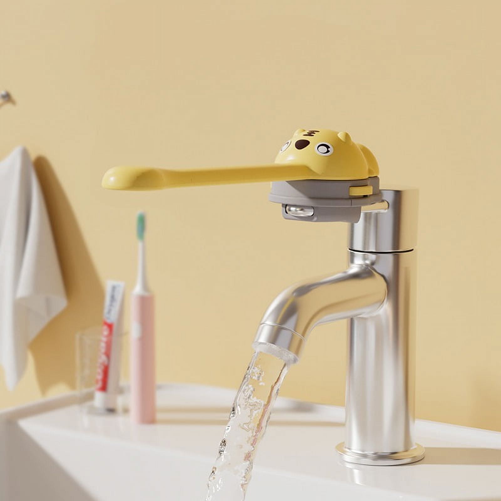 Cartoon Faucet Extender For Kids Hand Washing In Bathroom Sink Animals ...