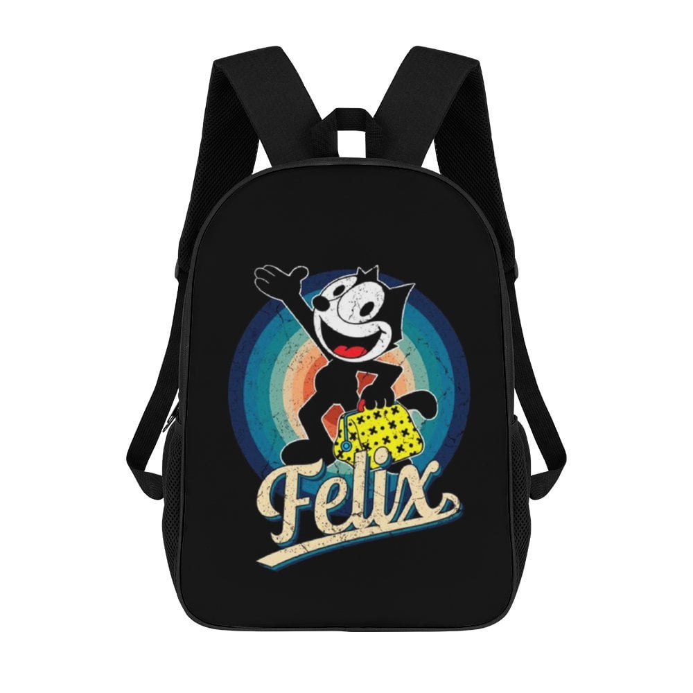 Cartoon Felix The Cat 17 Inch Large-capacity Adult Backpack, Casual And ...