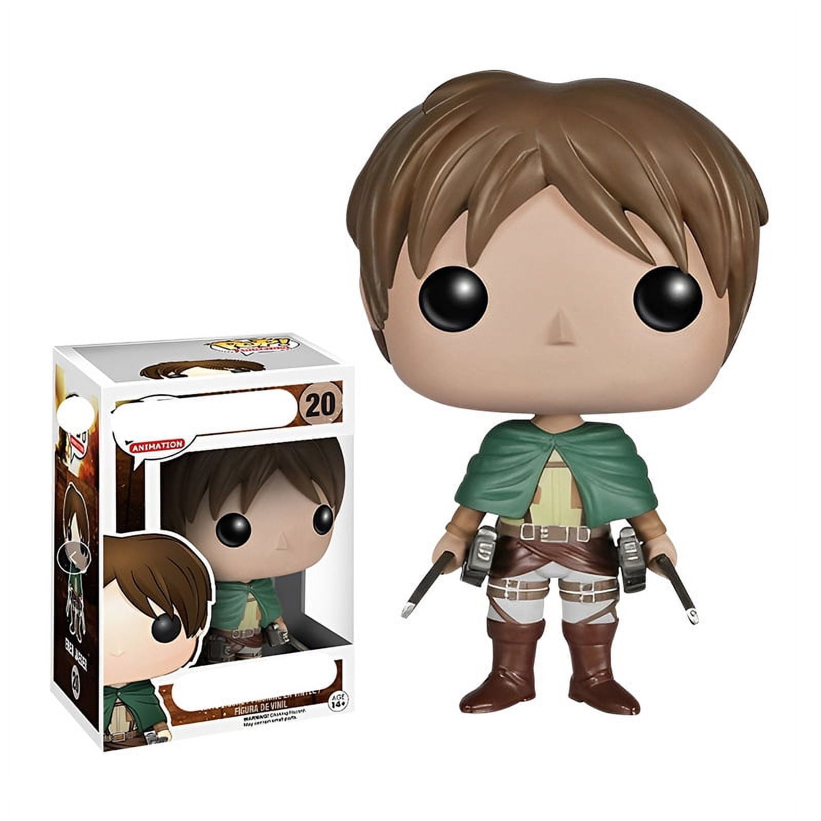 Cartoon Figures Attack on Titan #20 Eren Jaeger with box Vinyl Action Figures Model Toys for ...