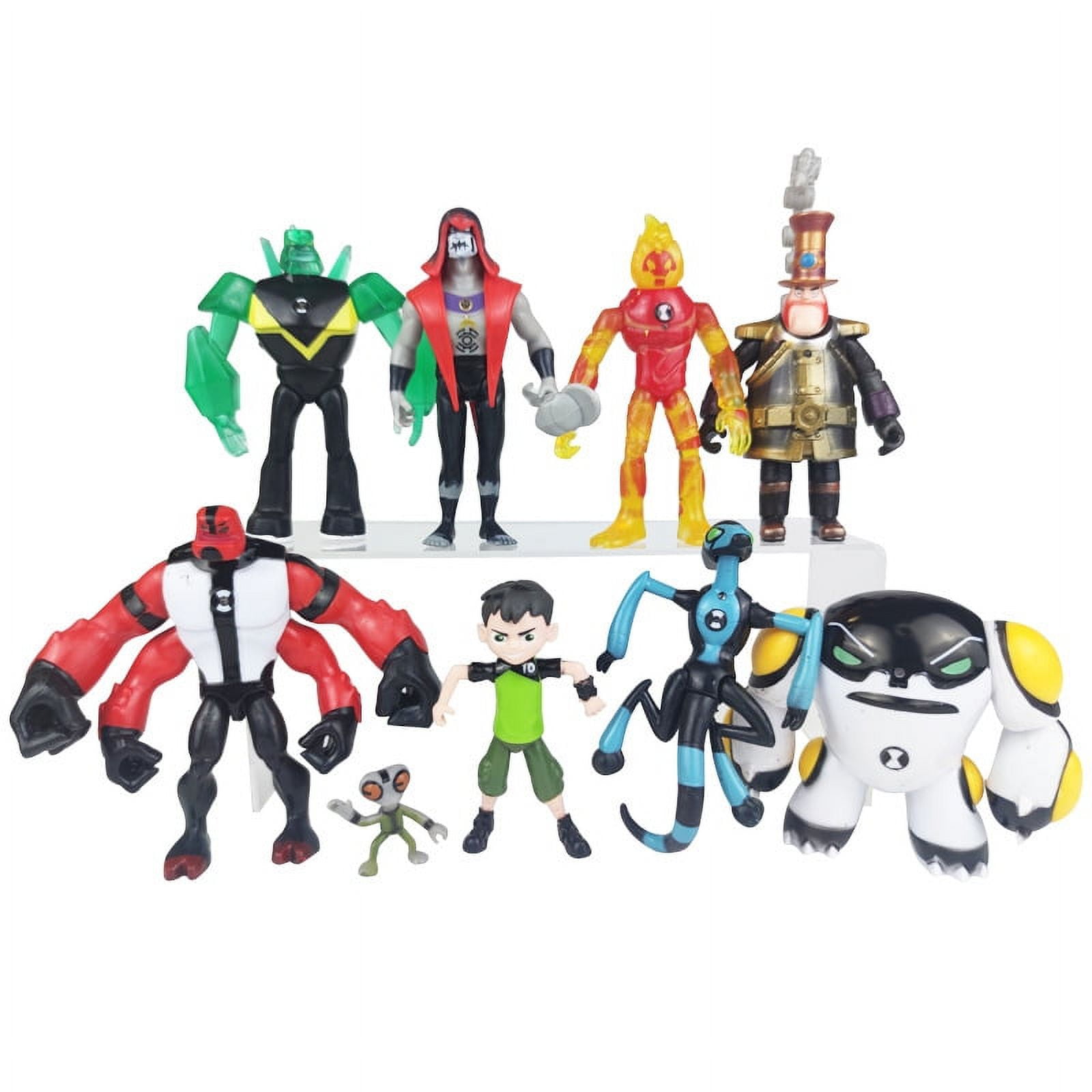 Cartoon Figures Figures Based on Ben 10 Action Figures - Set of 9 Toys,Ben Tennyson, Four Arms ...