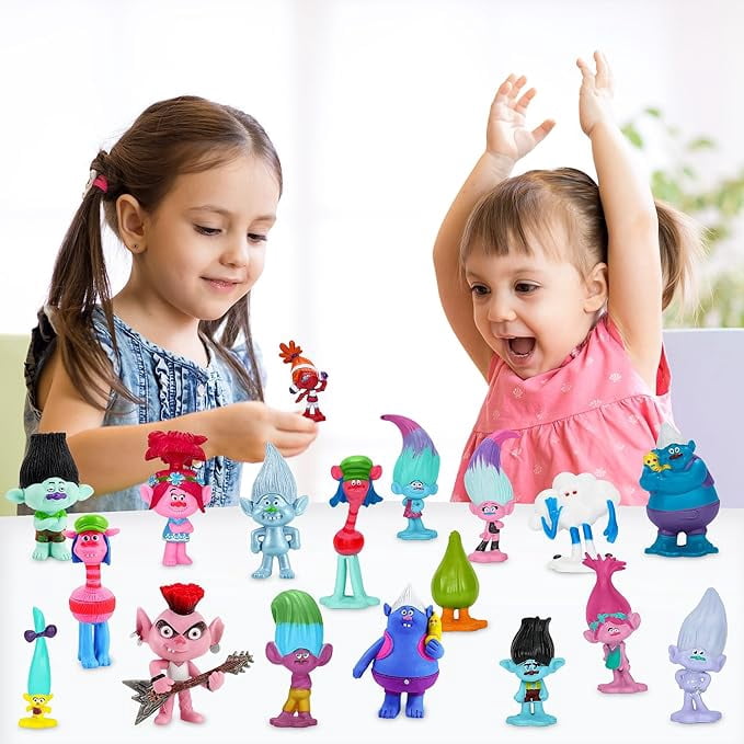 Cartoon Figures Toys for Kids Gift - 18PCS Figurines Toys for Theme ...