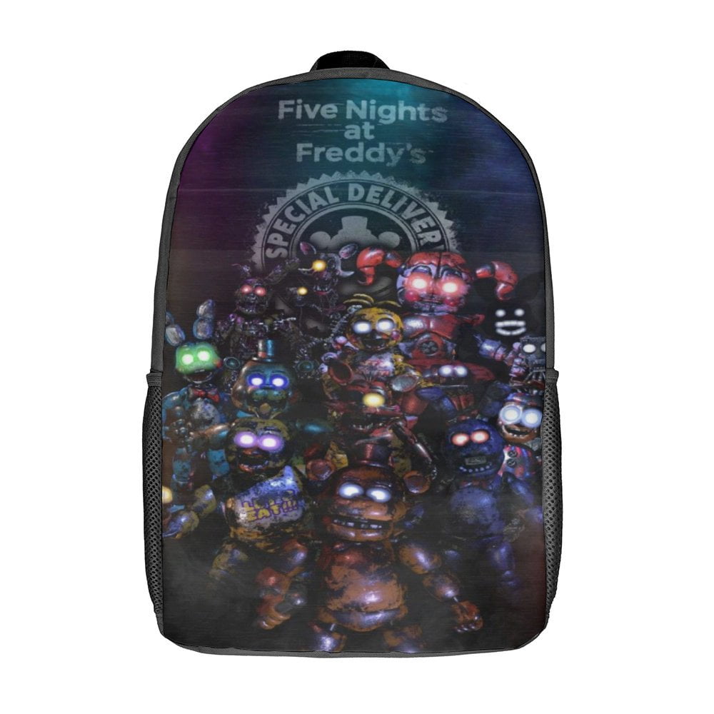 Cartoon Five Nights Fre-dd Backpack Unisex Backpacks Sports Double ...