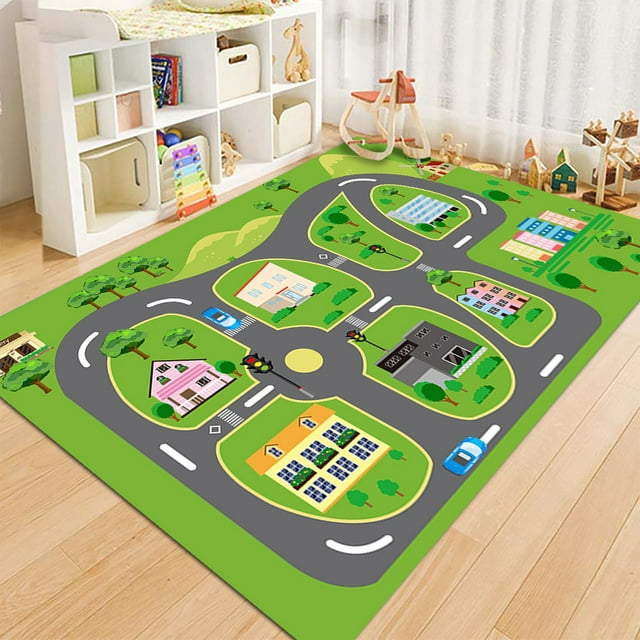 Cartoon Flight Fly Chess Maze Game War Doormat Rug Carpet for Kids Play ...