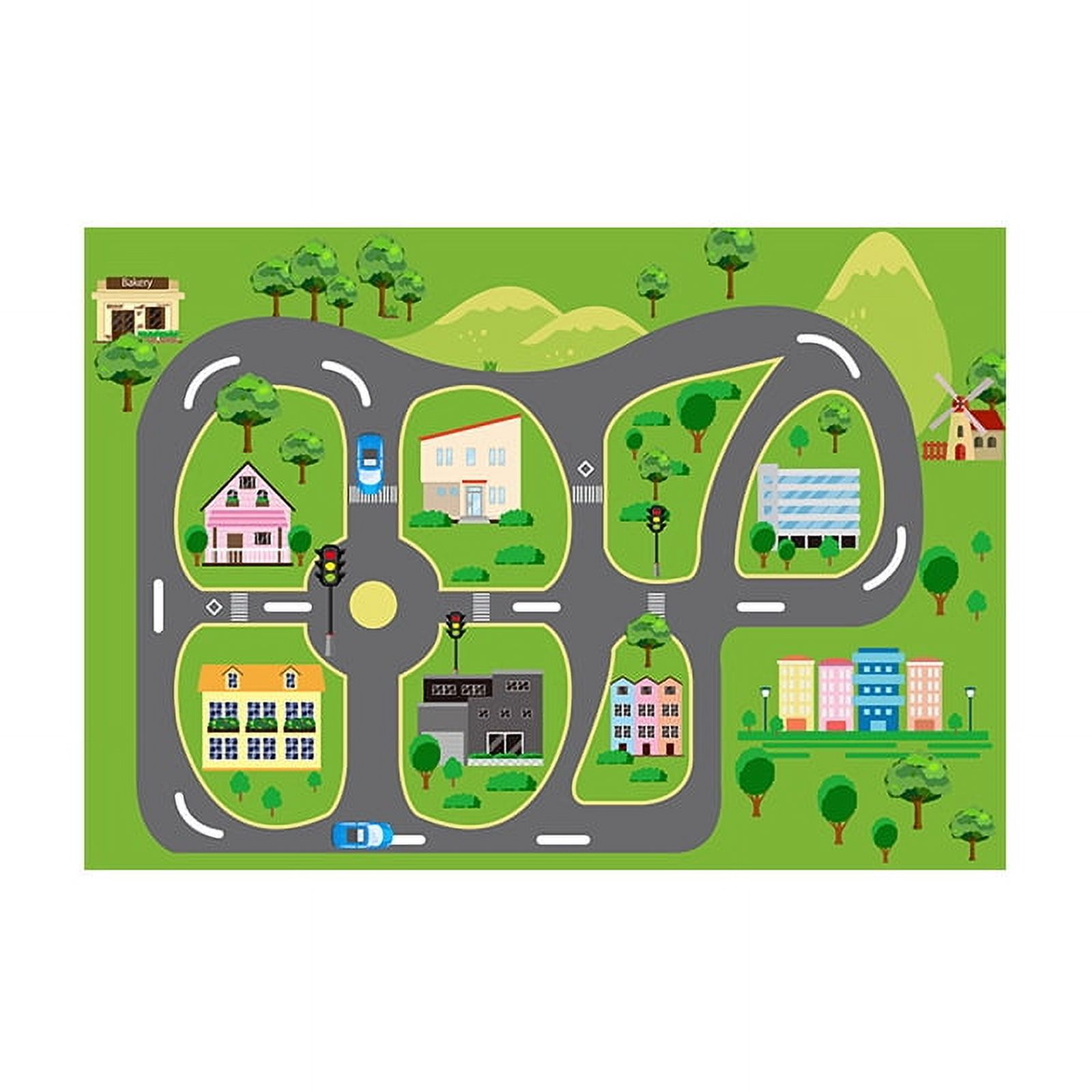 Cartoon Flight Fly Chess Maze Game War Doormat Rug Carpet fors Play ...