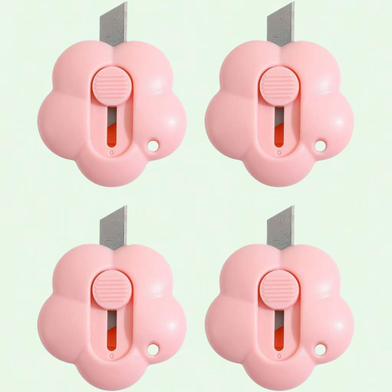 4pcs Flower Shaped Letter Opener, Mini Envelope Slitter Vintage Paper ...