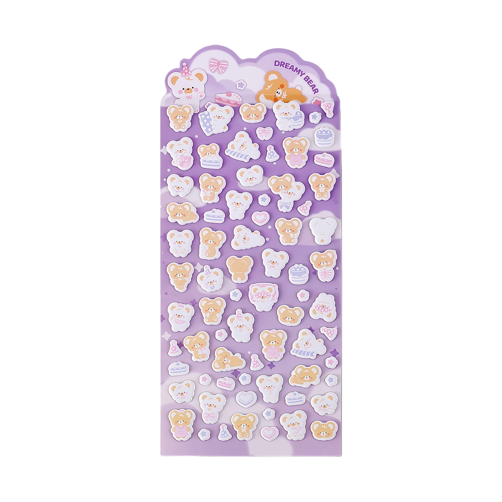 Cartoon Foam Stickers for Water Bottle Journal Phone Case Scrapbooking ...