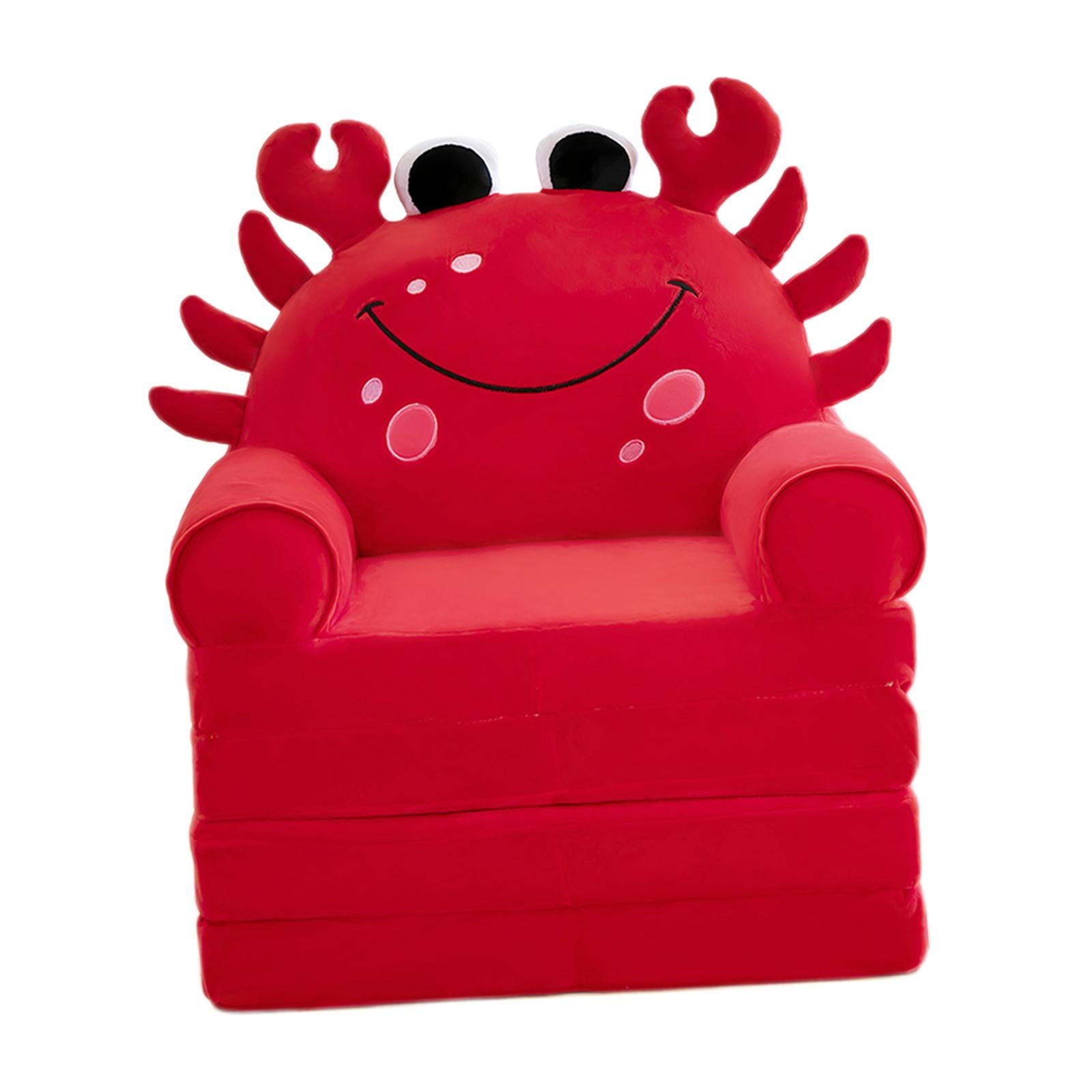 Cartoon Foldable Kids Sofa Cover, Durable Washable Flip Open Couch Seat ...