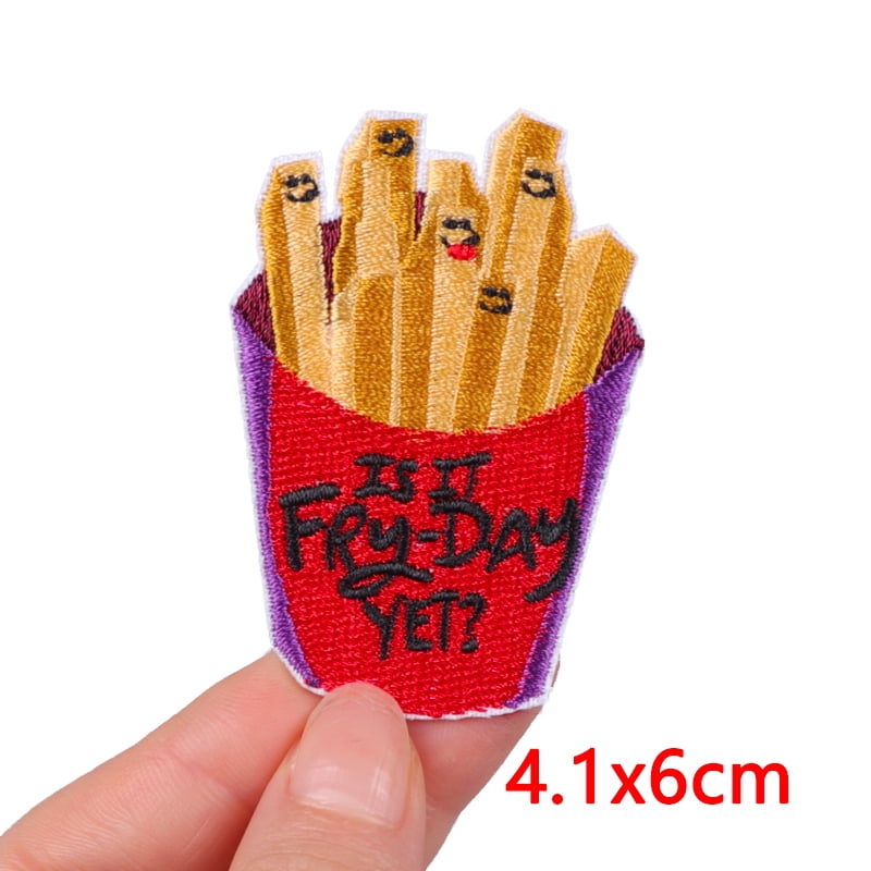 Cartoon/Food Patch Small animal Embroidery Patches On Clothes DIY Iron ...