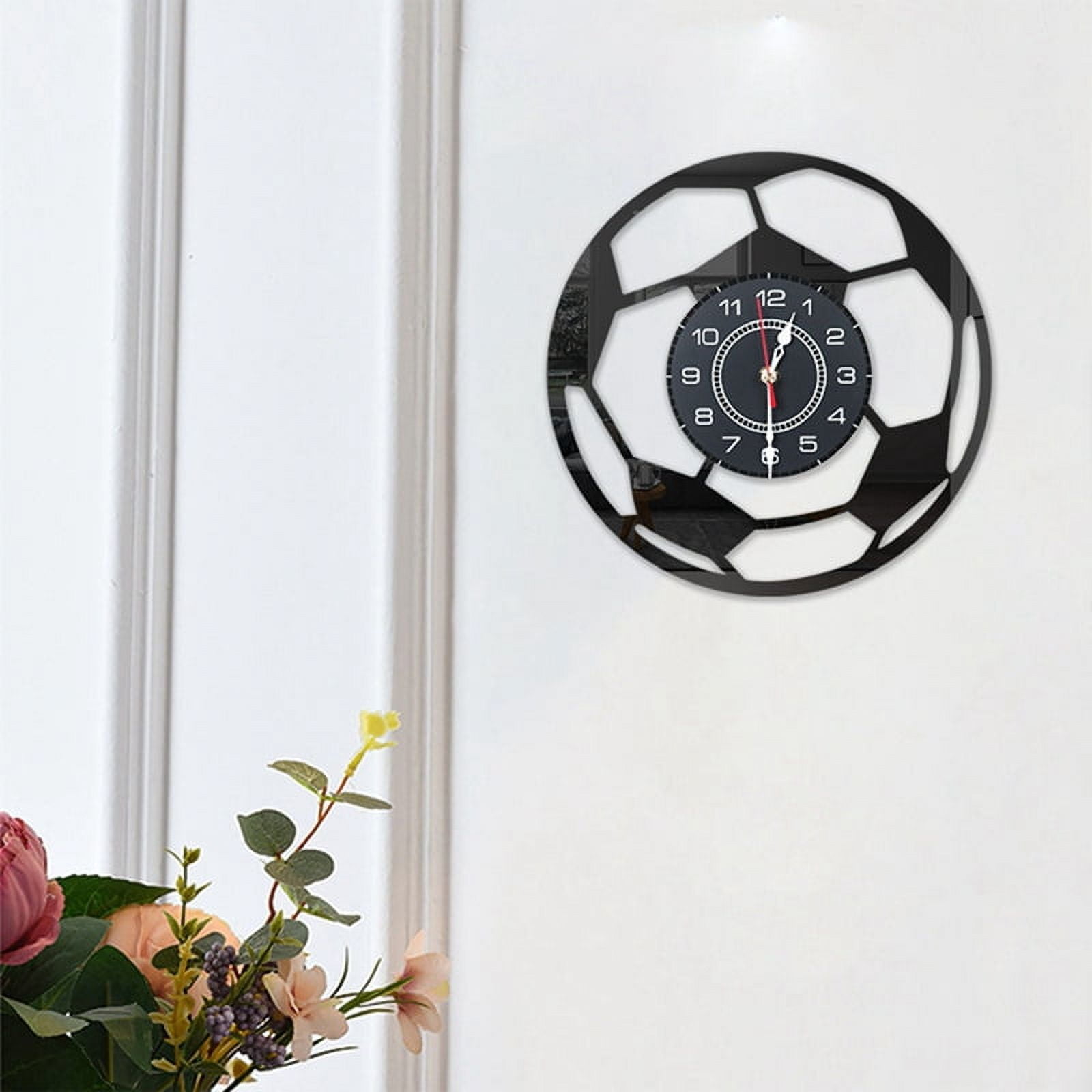 Cartoon Football Clock Fashion Simple Wall Clock Living Room Bedroom ...