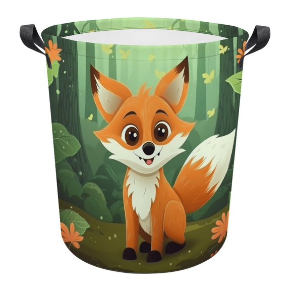 Cartoon Fox Dreamy Laundry Basket Storage Basket Controller Clothes ...